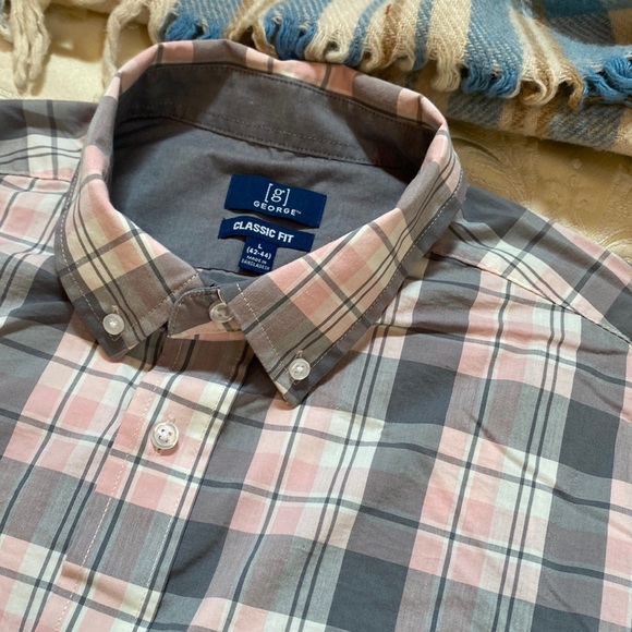 George | Shirts | Last Chance G George Classic Fit Long Sleeve Button ...